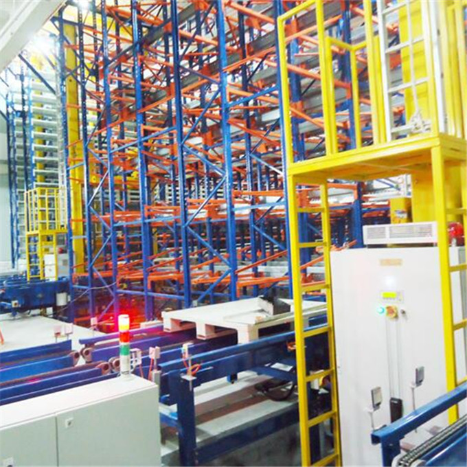 Warehouse Management Automated storage and retrieval system ASRS Rack ...