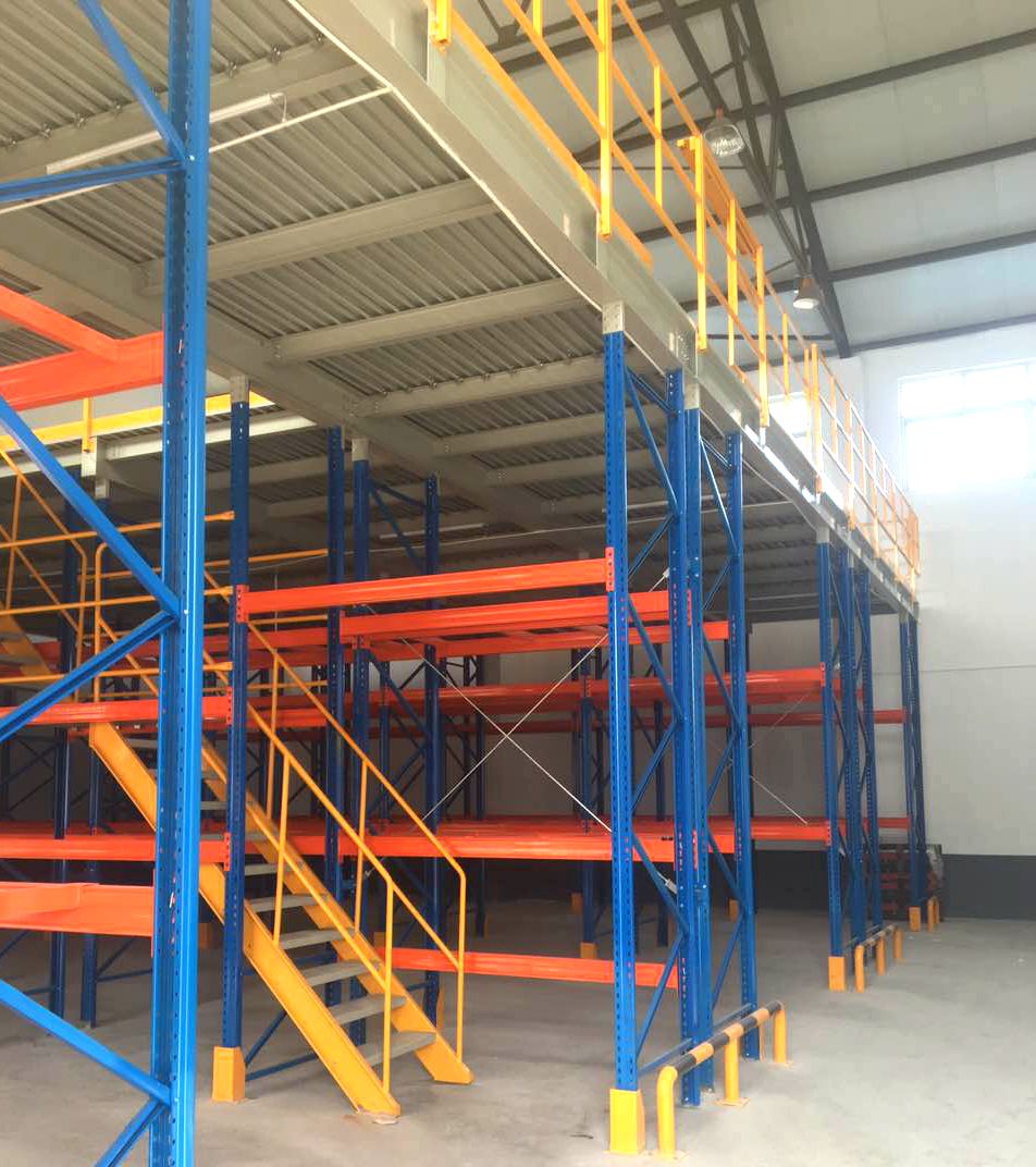 Adjustable Cold Storage Mezzanine floor warehouse storage mezzanine ...