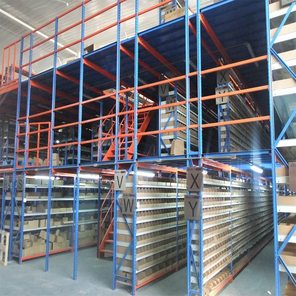 Multi-Level Storage Mezzanine Racking Floors For Large Area Warehouse ...