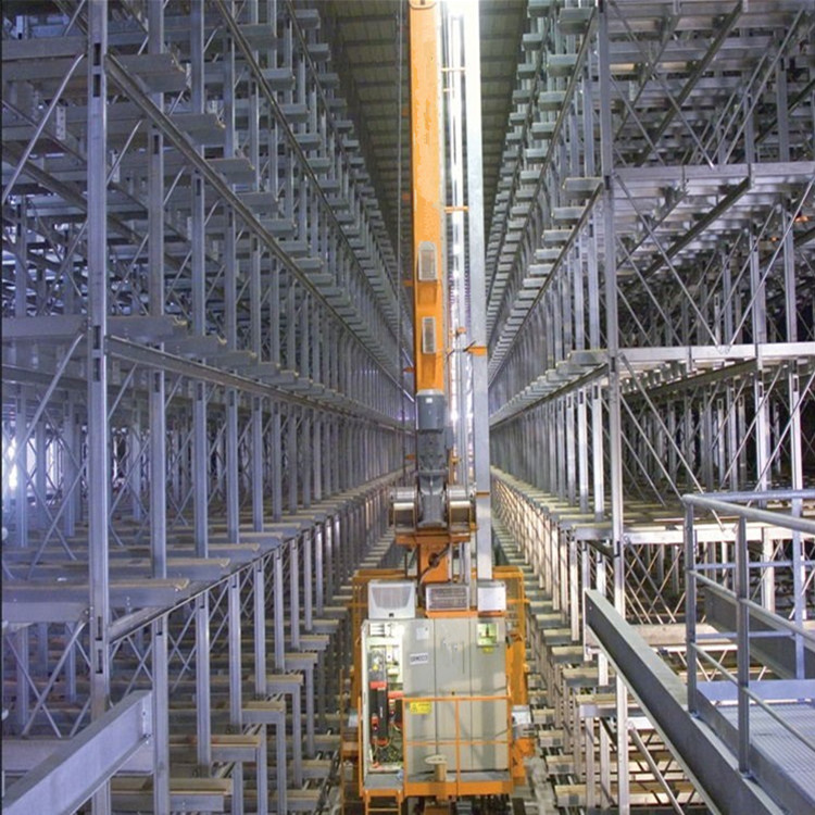 Automated Storage and Retrieval System (ASRS) with Automated Stacker ...