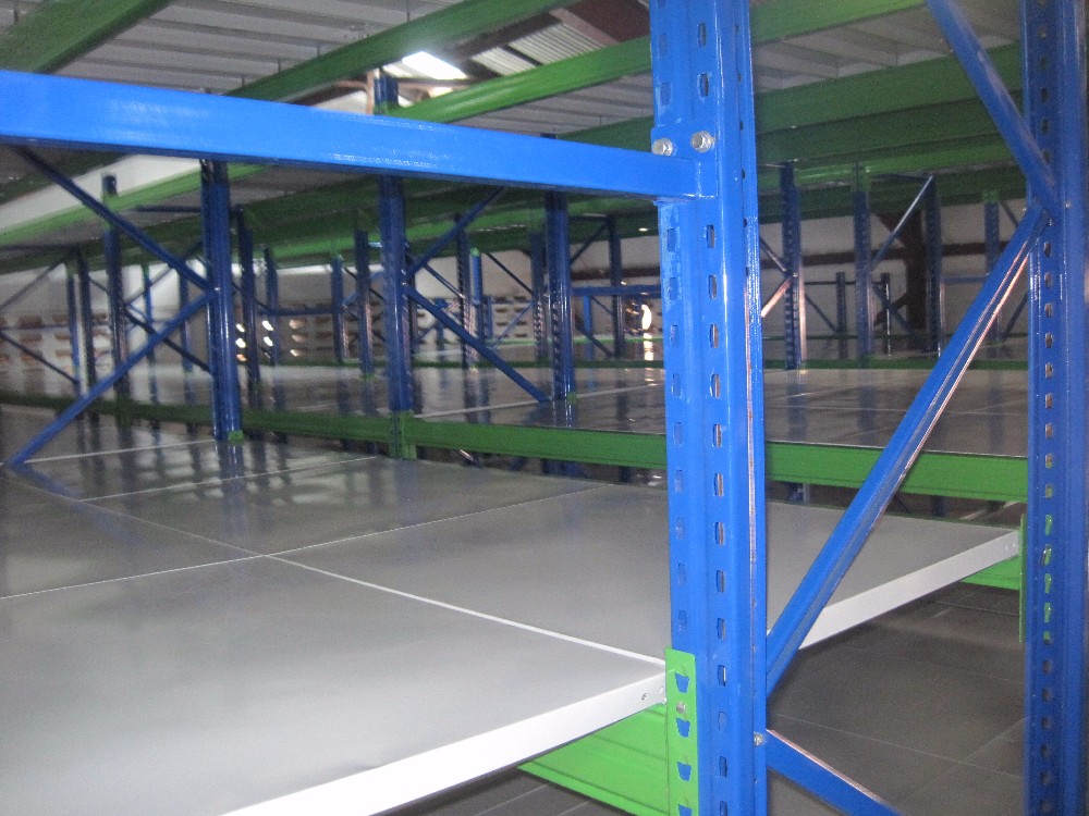 High Performance Metal Adjustable Mezzanine Floor Rack On Platform ...