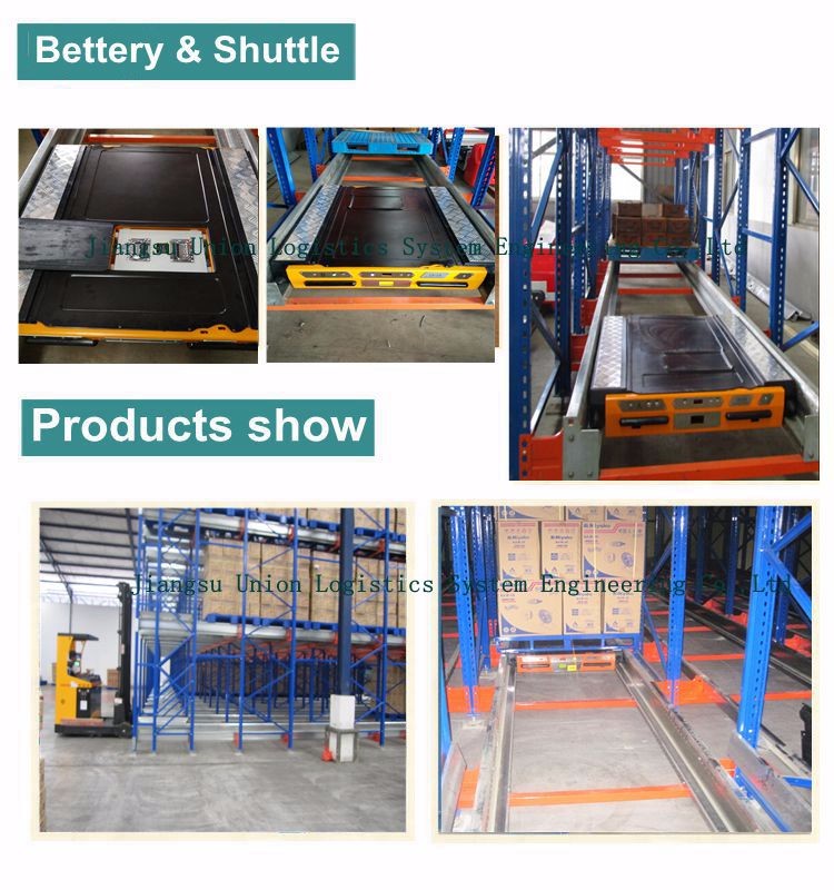 Automated warehouse racking system Radio shuttle rack with pallet ...